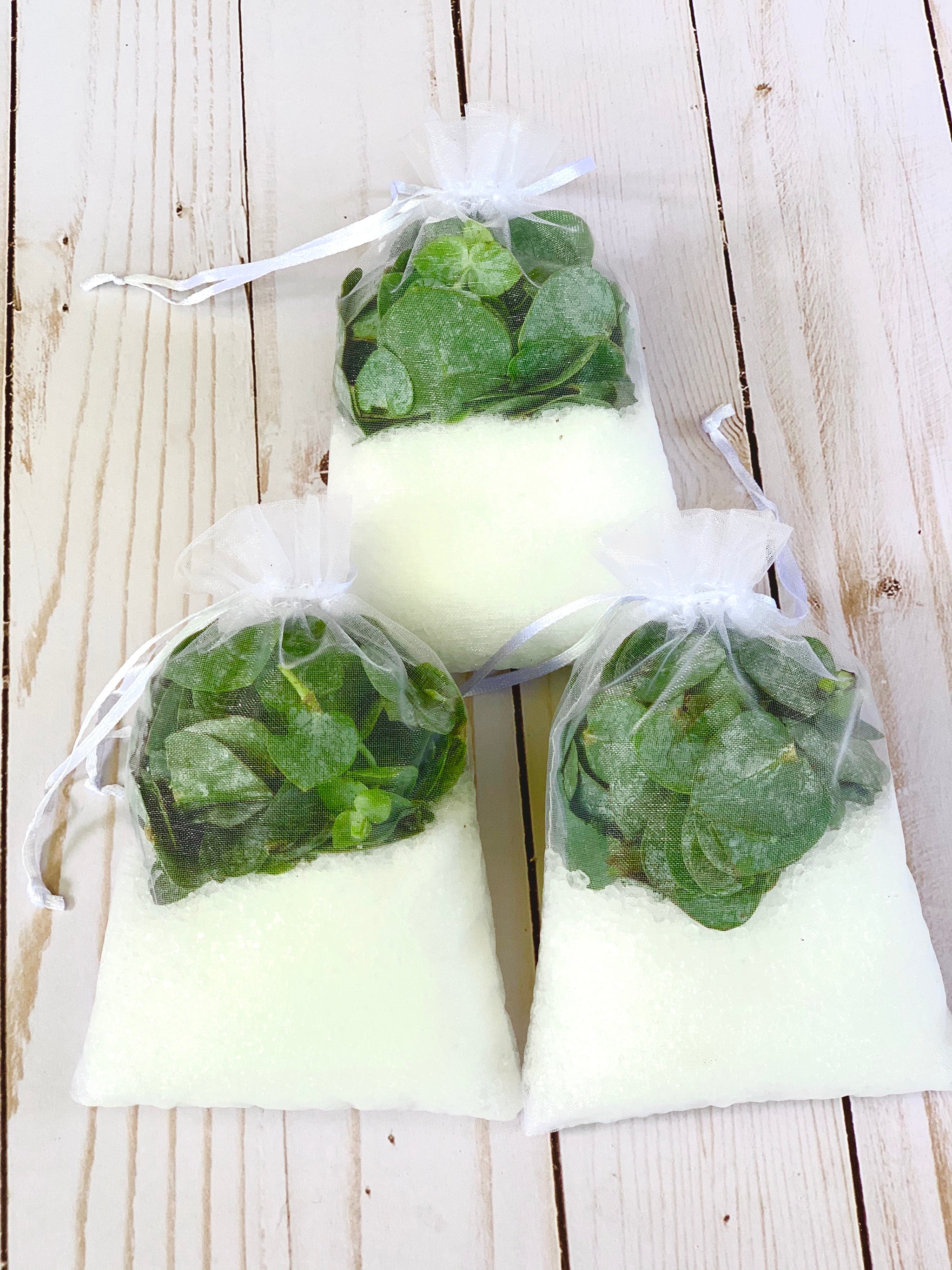 Eucalyptus & Epsom Bath Pouches - 3 Pack – Eucalyptus Blooms